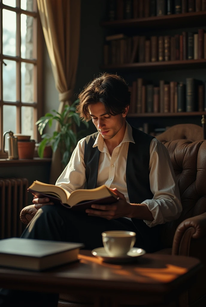 Draw me a picture of a reading - SeaArt AI