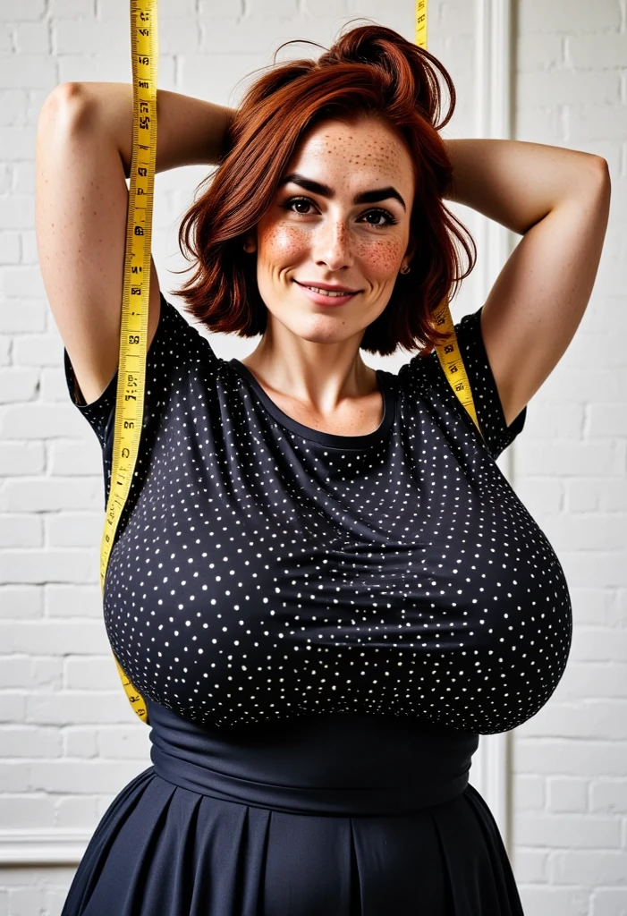 Photorealistic full-body picture, cinematic style, a beautiful British ...