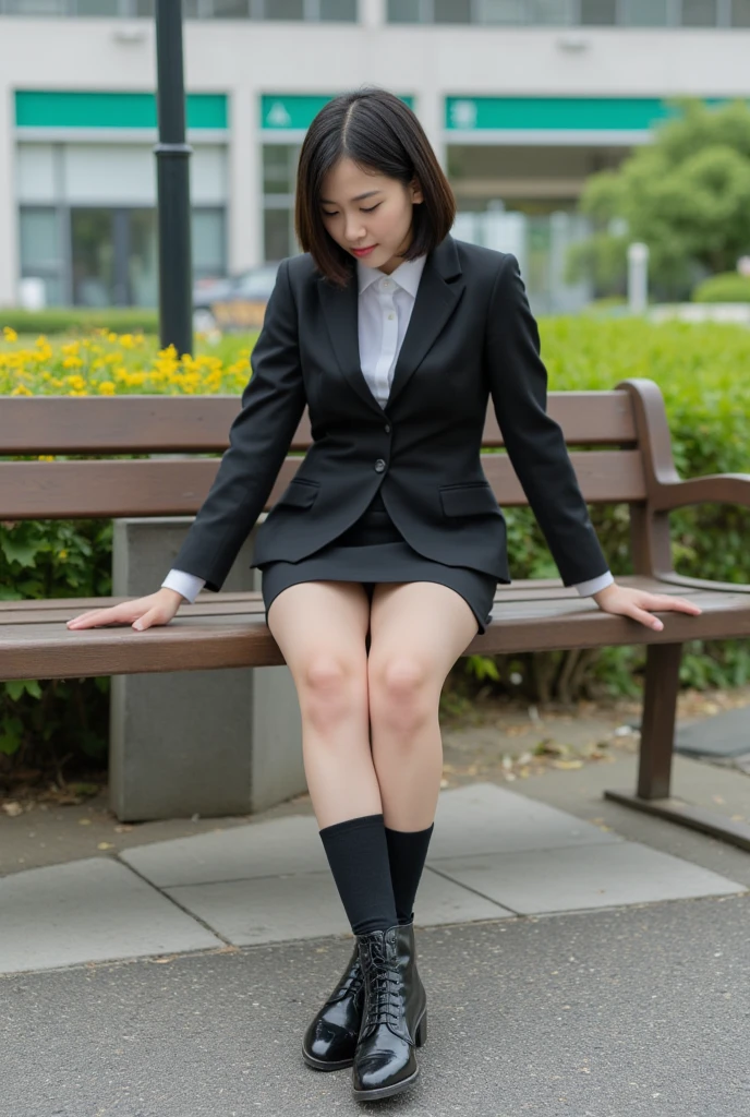 ( photorealism :1.2), Beautiful Japanese model who suppresses the embarrass - SeaArt AI