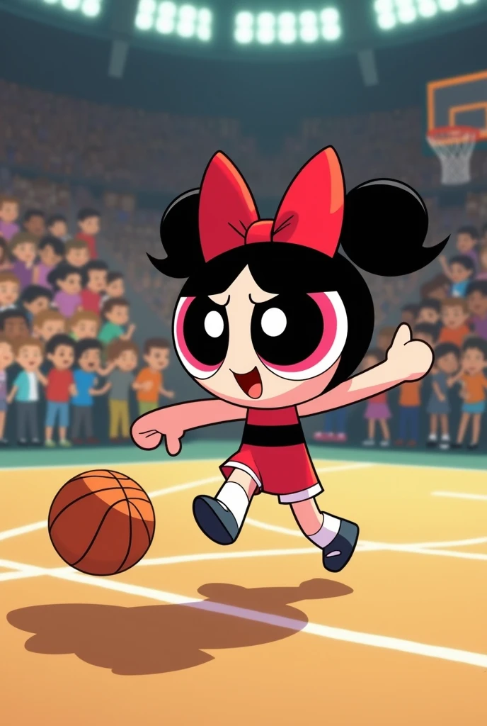 I want u to create bubbles character at the powerpuff girls cartoon ...