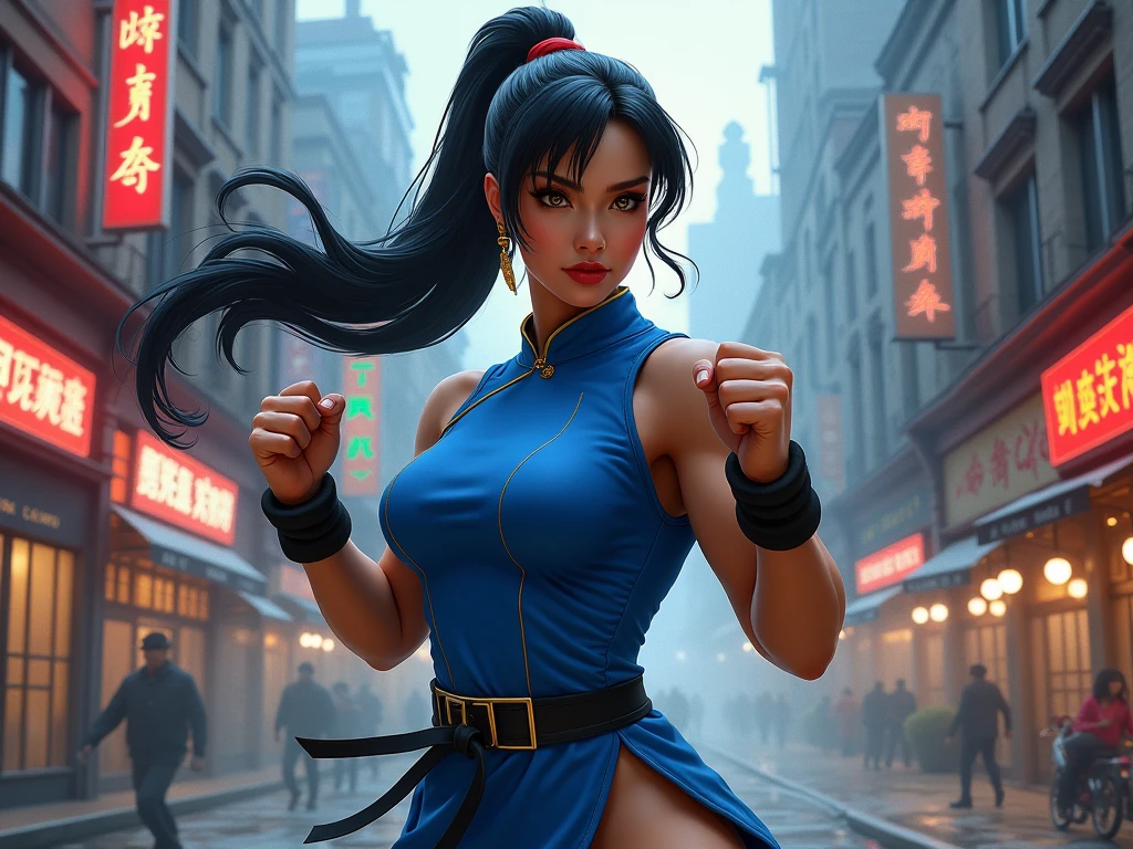 Chun lin Street Fighter - SeaArt AI