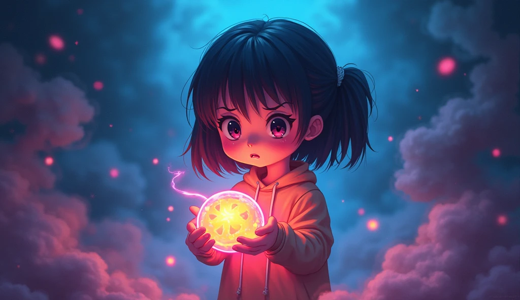 (8) Image of a colorful candy with suspicious glow effect . Chibi ...