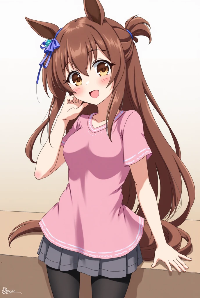 Anime girl hentai short horse - SeaArt AI