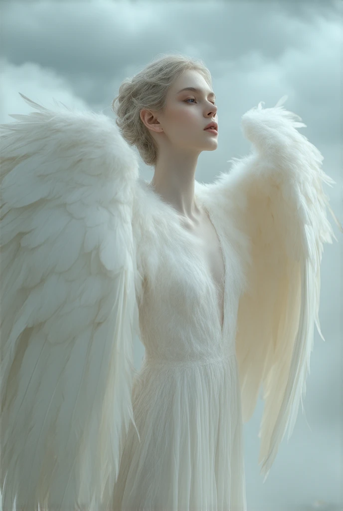 A winged woman named ella - SeaArt AI