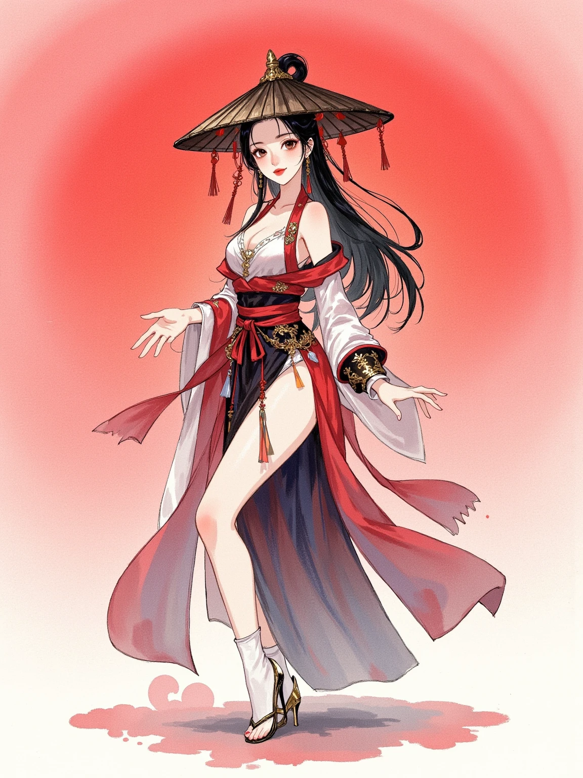 Watercolor， large-scale smudging ，Gradient，illustration，illustration ...