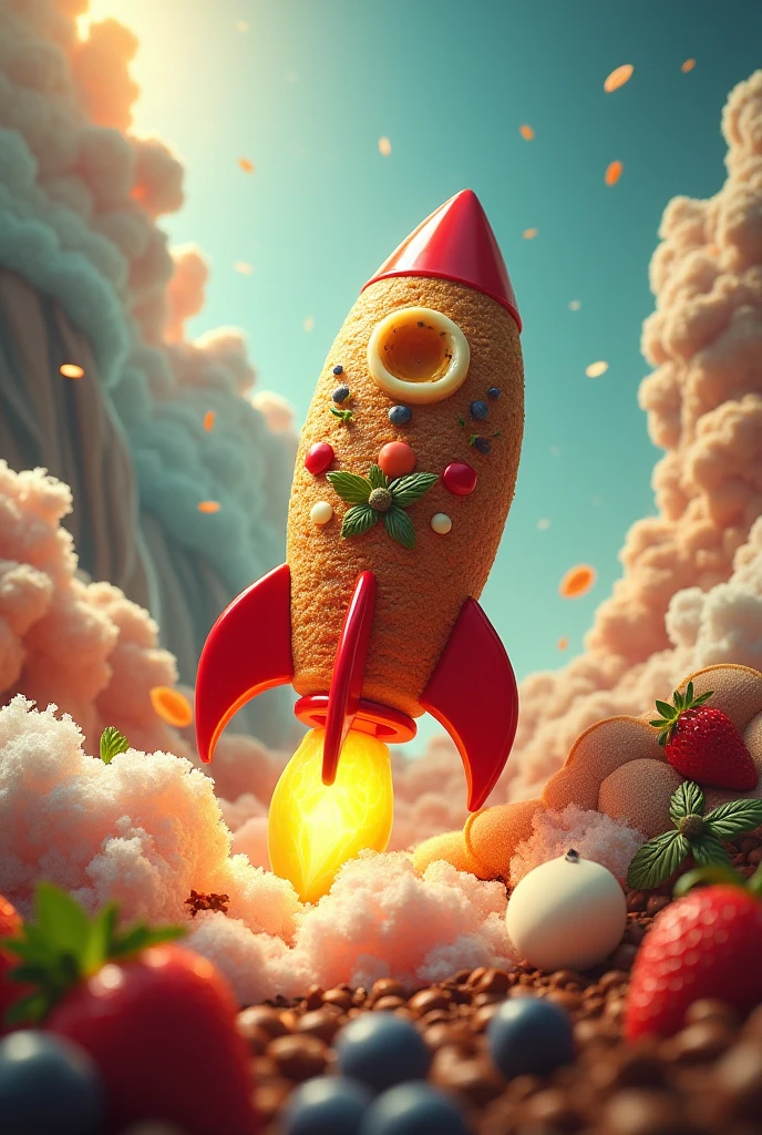 Food rocket - SeaArt AI