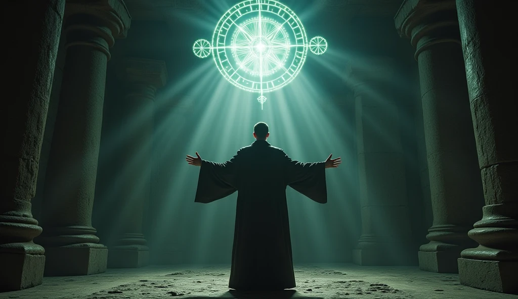 A hyper-realistic, 8K image showcasing the immense power Freemasons ...