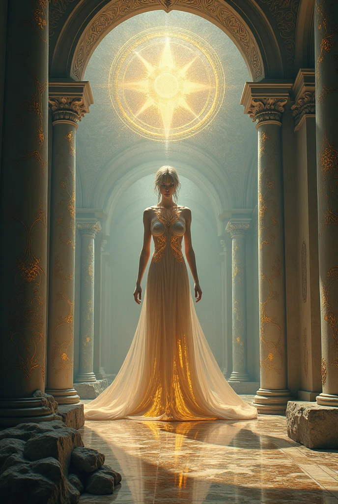 Renaissance fantasy, abstract dream , Hyperrealism, geometric figures ...