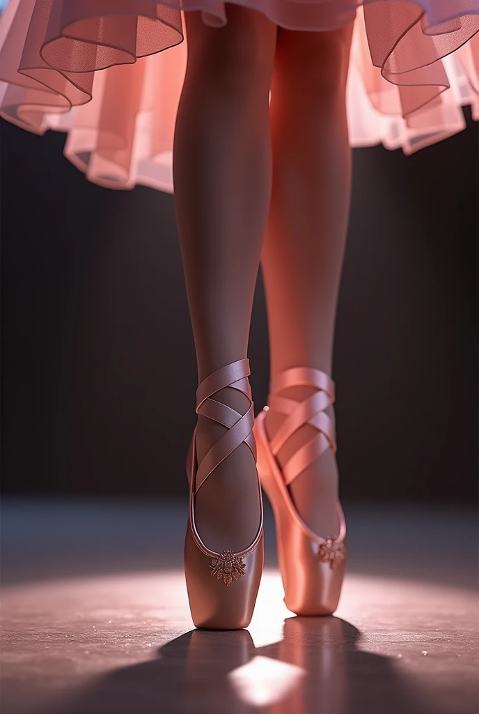 Pink pointe shoes - SeaArt AI