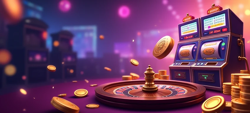 "A vibrant banner for the gaming site, featuring exciting visuals of ...