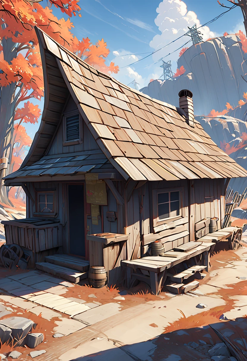 Fallout 4 hut - SeaArt AI