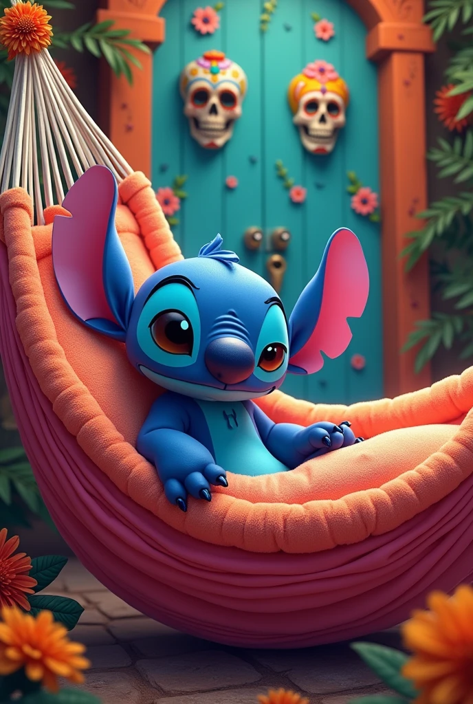 Stitch dia de spa - SeaArt AI