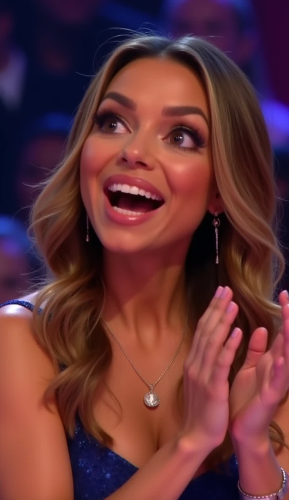 Create an animated close-up of Sofia Vergara, the judge on America ...