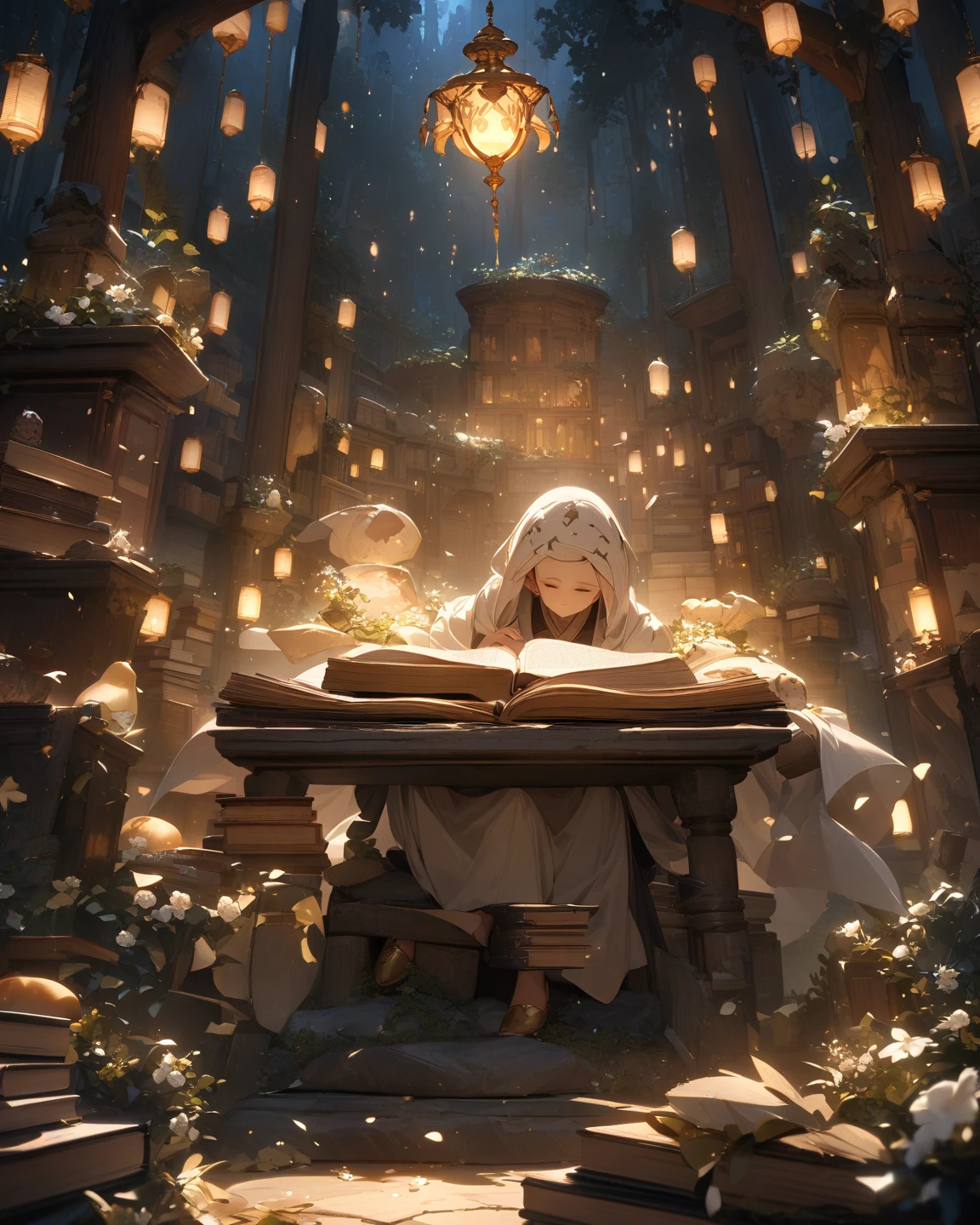 ((high quality)), ((masterpiece)), ((highly detailed)), A mystical ...