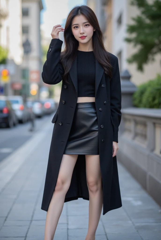 A stylishly dressed Korean woman,Outfit blogger ，European and American ...