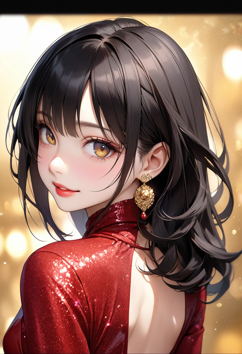 Hiromi Aso ,A middle-aged mature woman with straight long black hair is ...