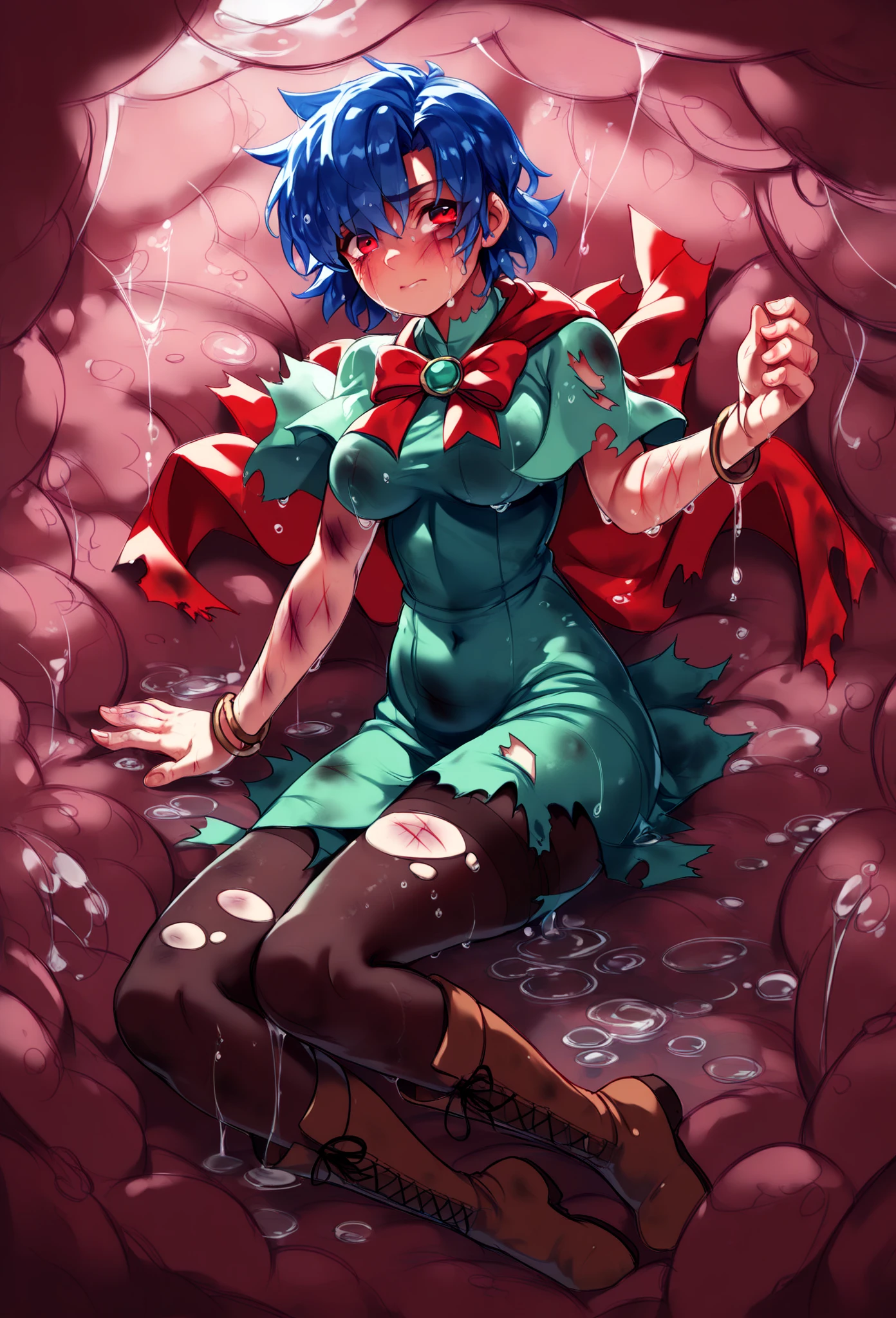 Solo_vore_internal, inside stomach, tight space, tight space - SeaArt AI