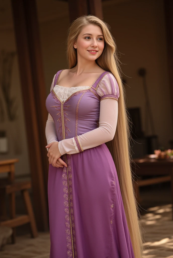 Rapunzel in real life. High Resolution, Masterpiece, Anatomically ...