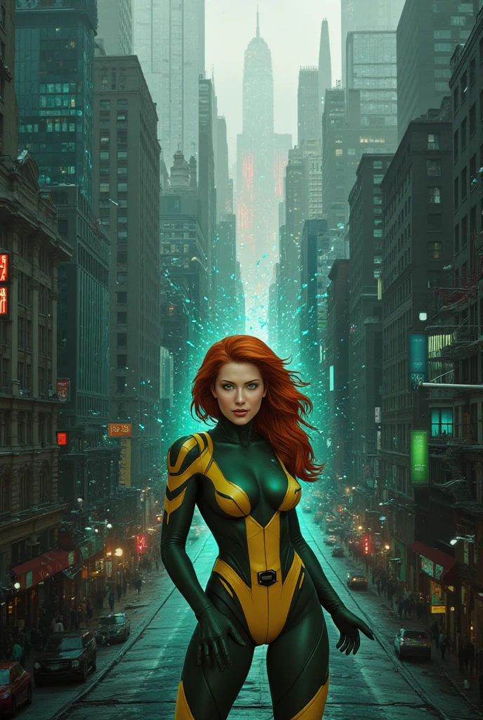 In the bustling cityscape of New York, where the towering skyscrapers ...