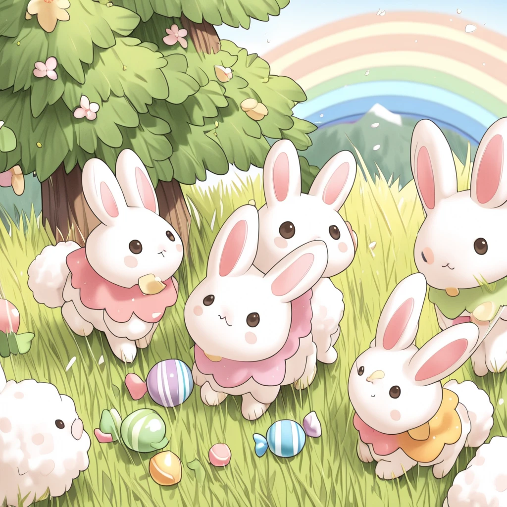 Masterpiece, best quality, ultra-detailed, minimal object, chibi ...