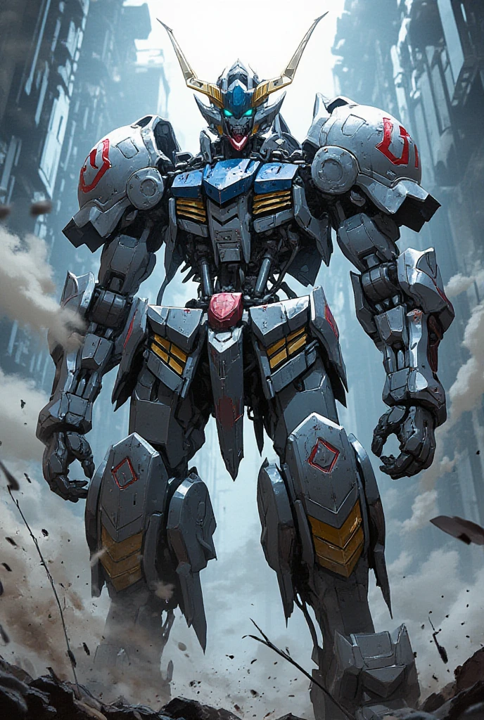 Gundam with Samurai look, HD picture quality , detailed image - SeaArt AI