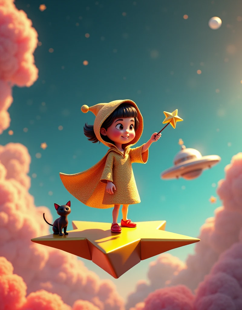 （0109）Theme：Girl Riding a Star