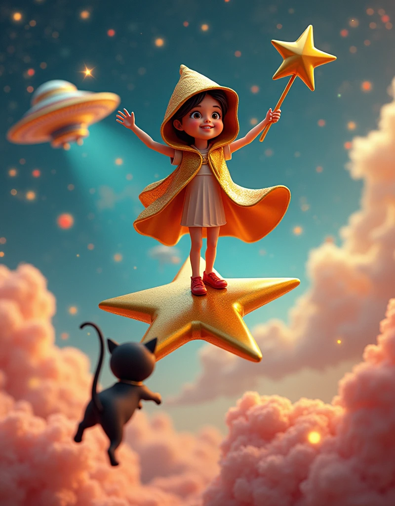 （0109）Theme：Girl Riding a Star