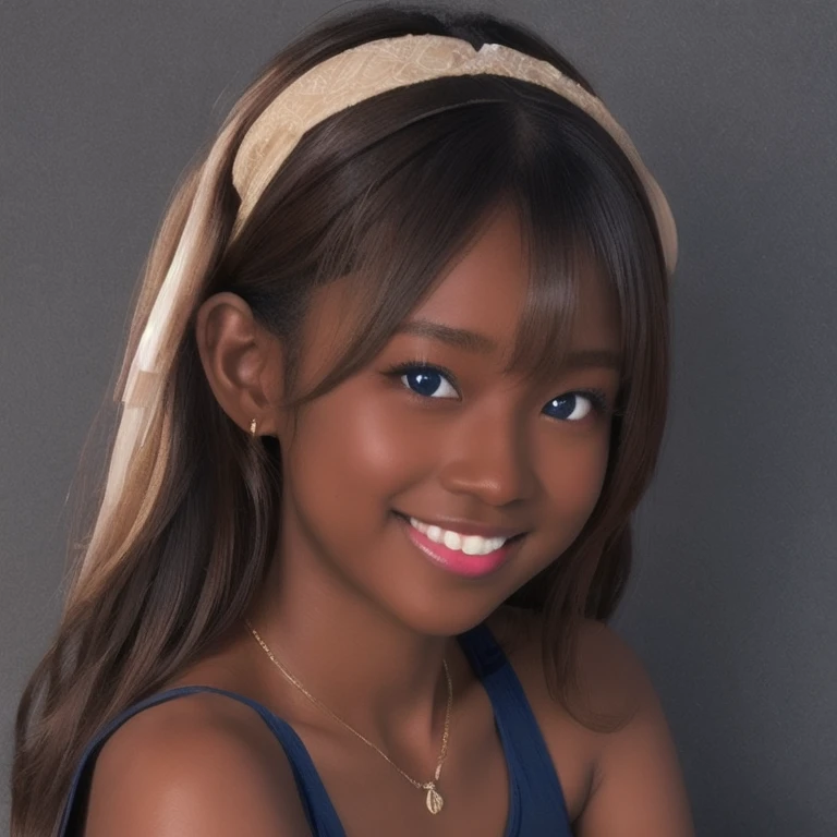 Big blue eyes with radiant transparency、Bangs above both eyes - SeaArt AI