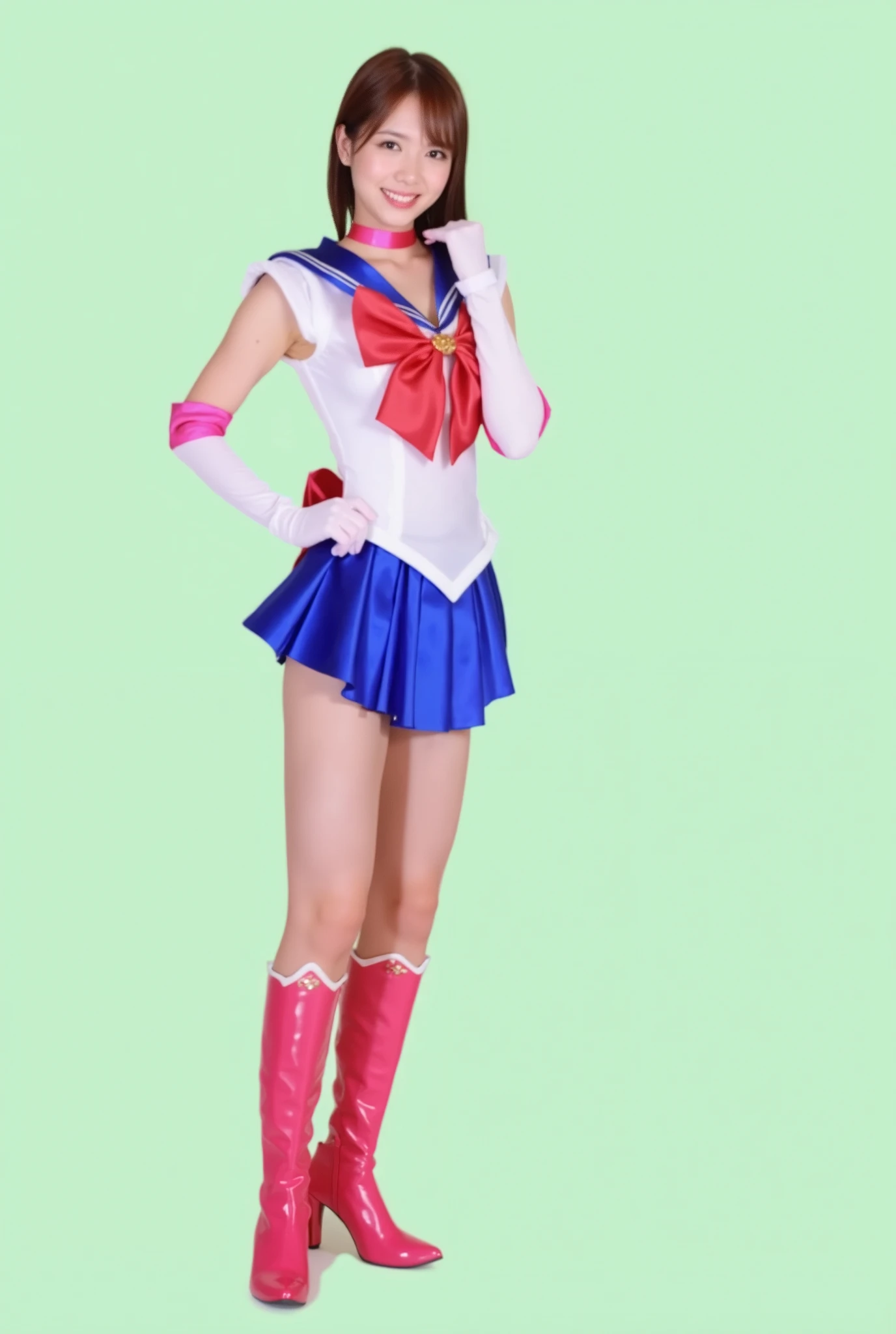 Araffe dressed in a sailor costume posing for a picture - SeaArt AI