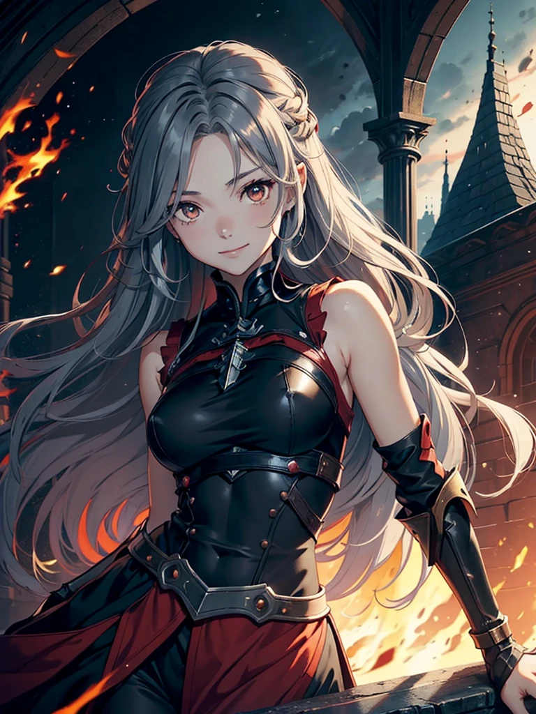 ((DARK FANTASY COLORING, DARK COLOR PALETTE, REDDISH LIGHTING - SeaArt AI