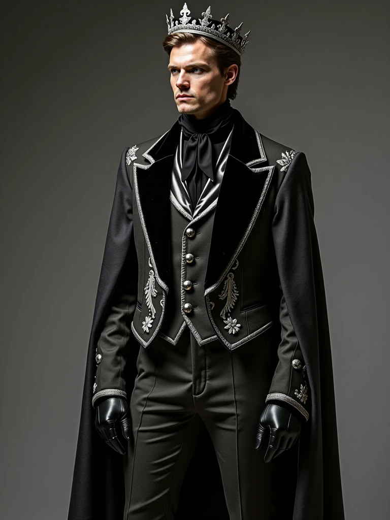 The male costume inspired by the Greek god Thanatos , symbol of serene ...