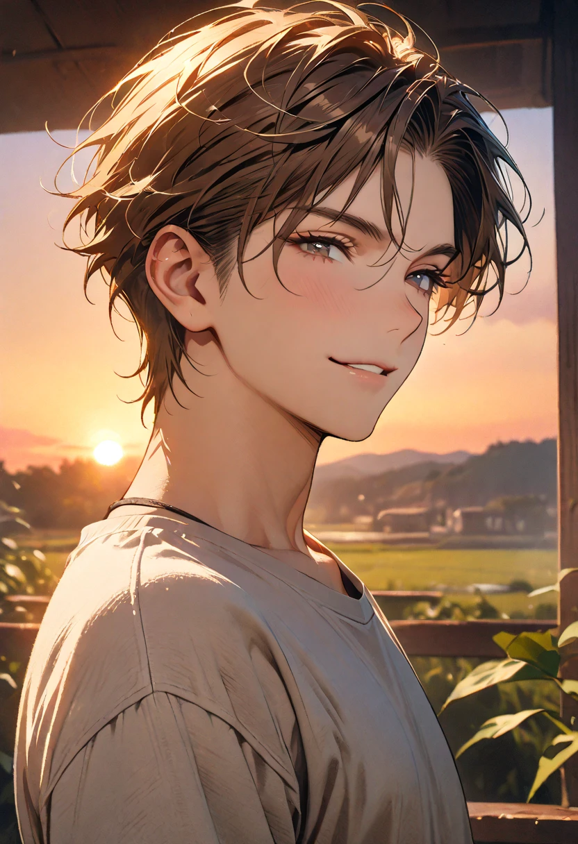 (masterpiece, top quality, best quality, official art) handsome male ...