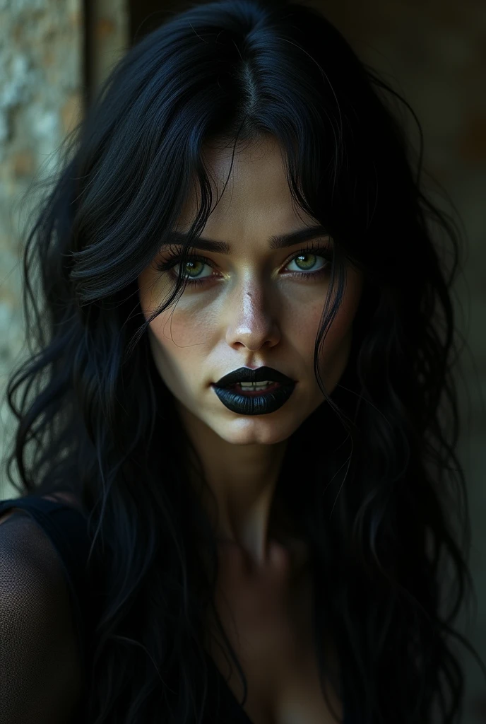 The goddess Lilith and her hair, Black as night and bright as ebony ...