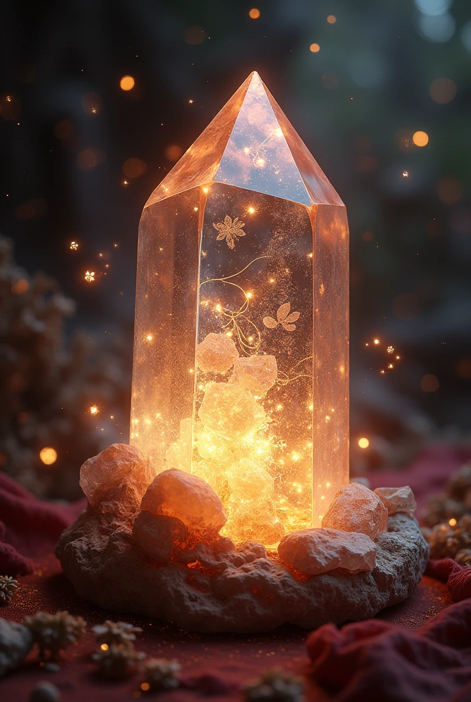 Create a mystical crystal image for a gypsy card maker profile with the ...