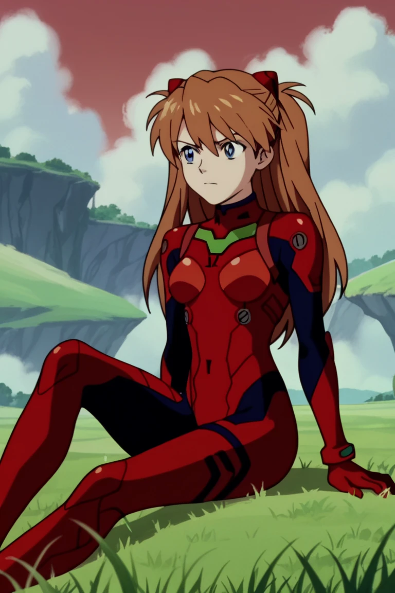 Masterpiece, best quality, anime screencap, Asuka Soryu Langley - SeaArt AI