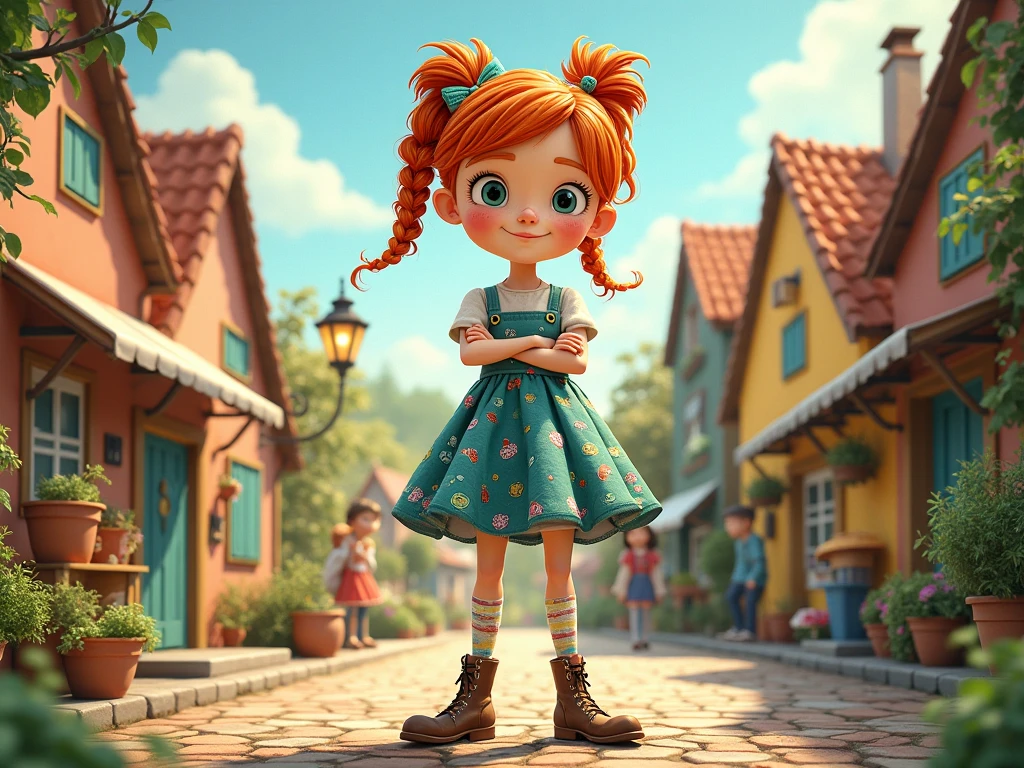 Pippi character background - SeaArt AI