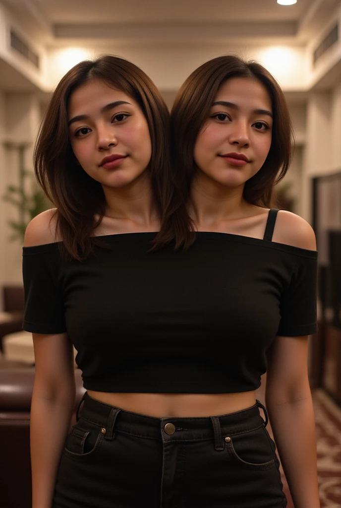 (two heads and two necks on the same shoulders). She is a Conjoined ...