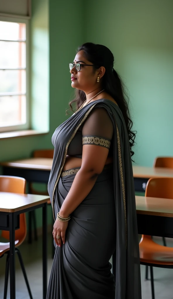Side view,Full body image, indian hourglass body, Indian plus sized 29 ...