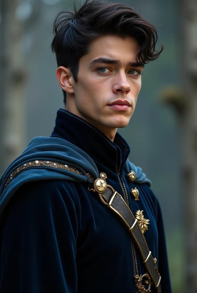 Prince Kyle is tall , is a slender young man with masculine features ...