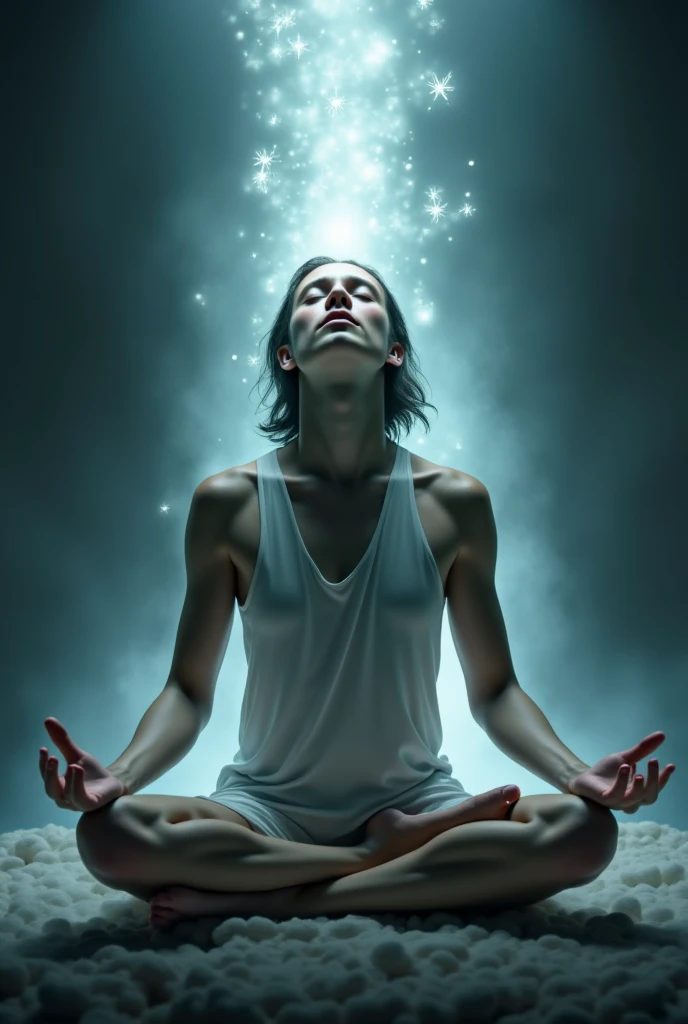 Person channeling spiritual messages - SeaArt AI