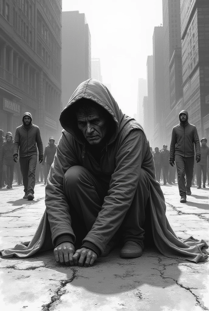 Make a drawing that showing discrimination for someone that is being ...