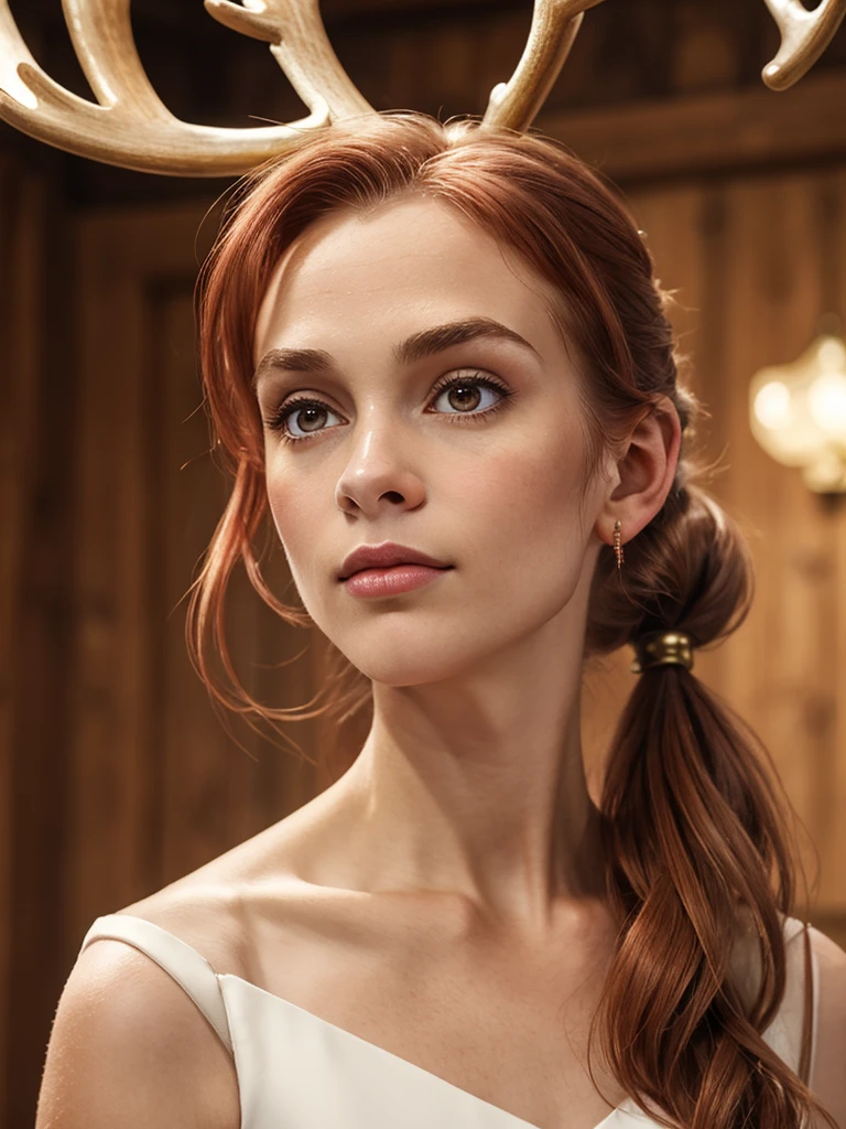 (reindeer:1.2), intoxicating ponytail, kiper, real skin, segolily nose ...
