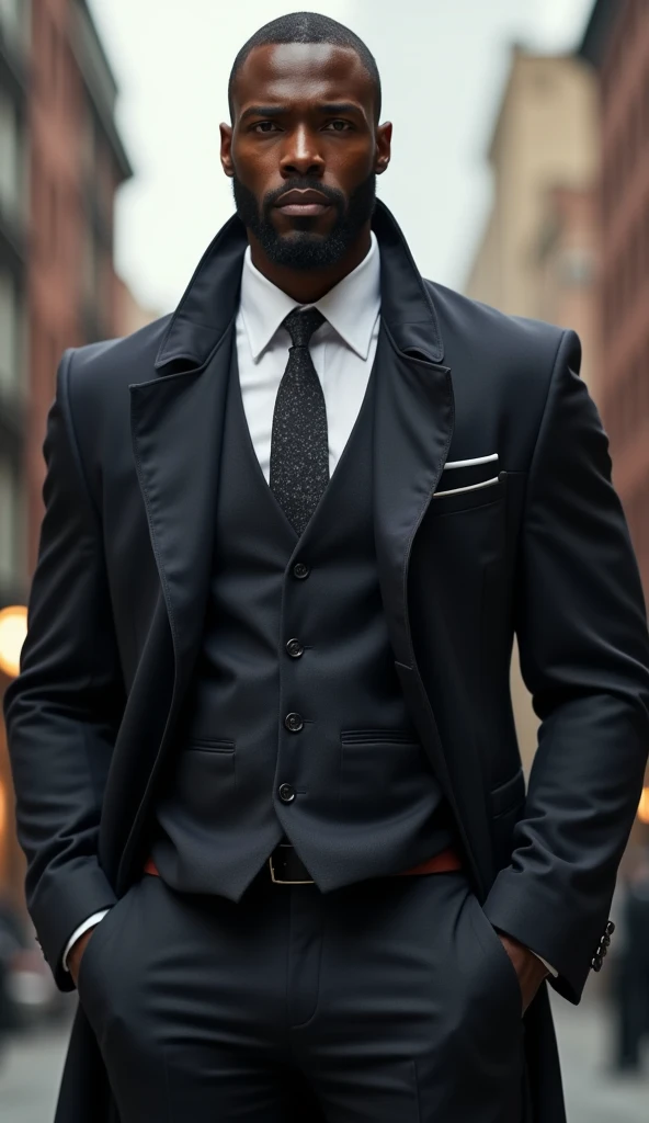 Strong black man - SeaArt AI