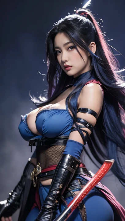 Psylocke, beautiful Japanese face , Thick Ass, big breasted - SeaArt AI