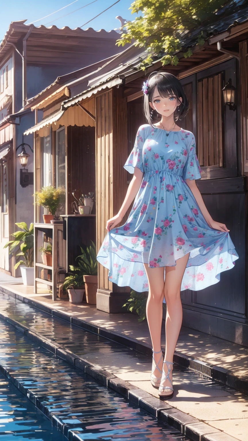 Composition from Head to Toe 、 full body view、Smiles and Sunshine ...