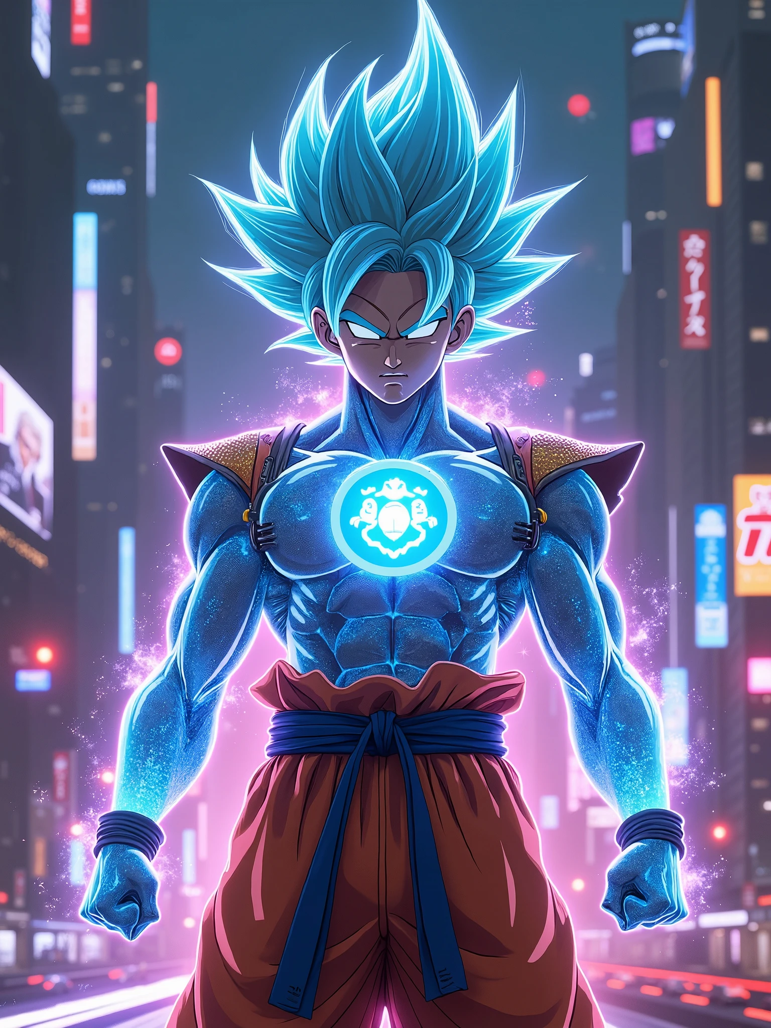 Dragon ball goku in the city（son goku) - SeaArt AI