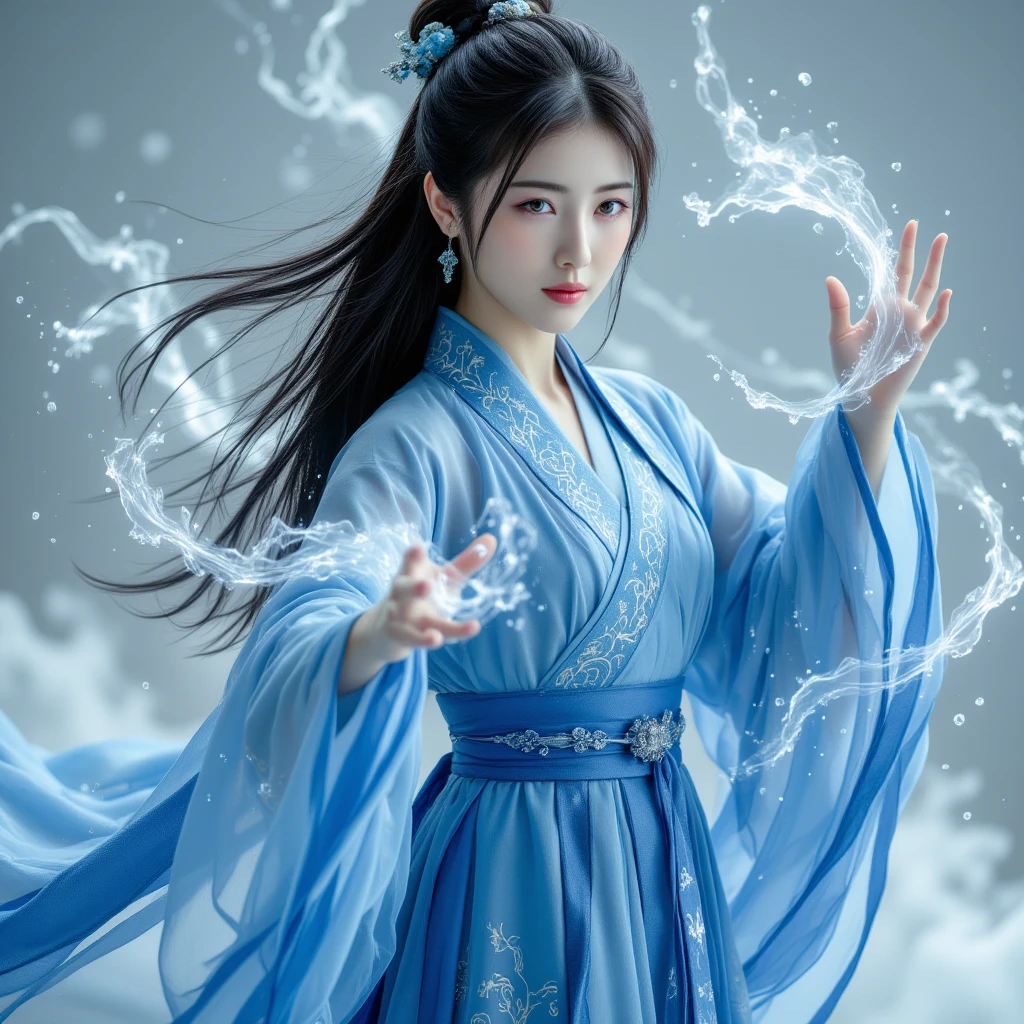 1 girl,hanfu,realistic, (Masterpiece, high quality, best, official art ...