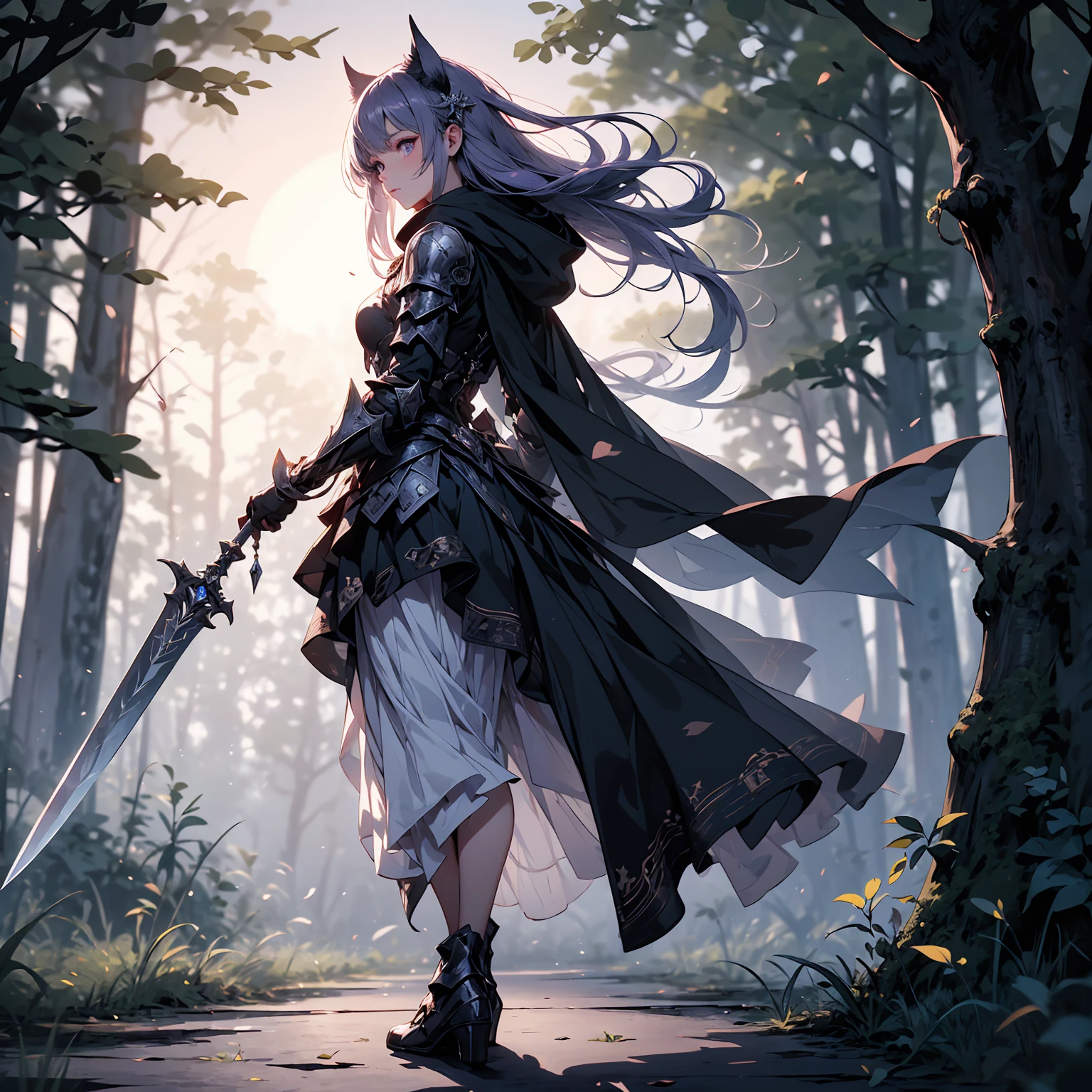 (((masterpiece, best quality, high detailed, 16k))) (1girl) A ...