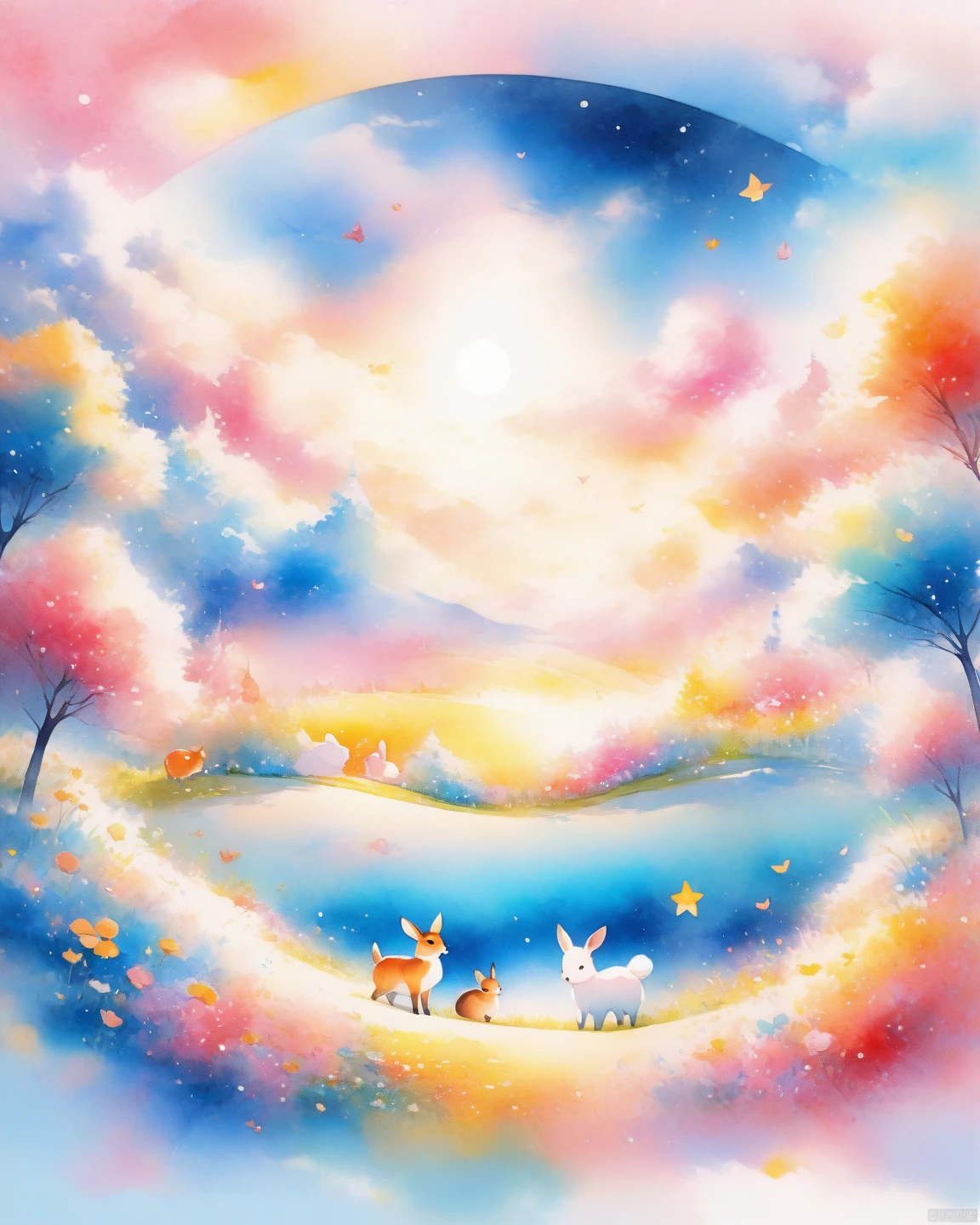 Animation, artwork, theme is "Magical Dreamland", various kinds of ...