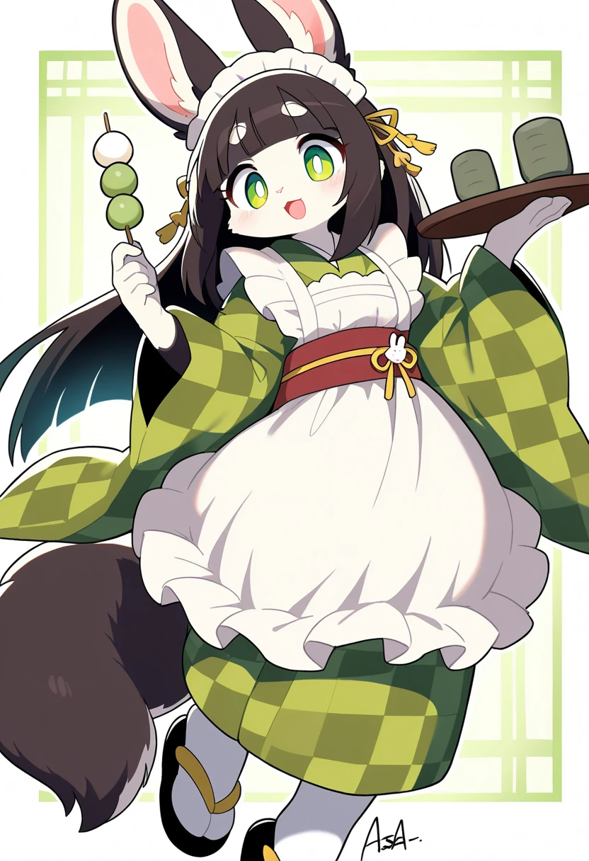 1girl, (furry, kemono:1.4), rabbit girl, animal nose, rabbit ears ...